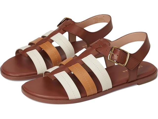 (取寄) コールハーン レディース フリン フィッシュマン サンダル Cole Haan women Flynn Fishman Sandals Darkcuoio Leather