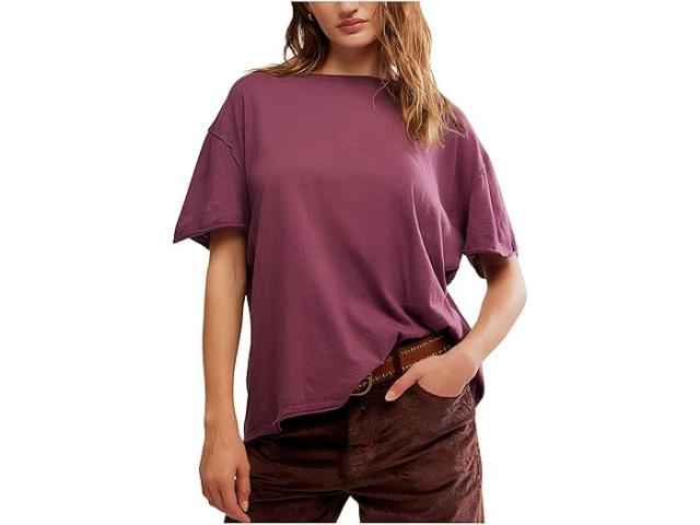 (取寄) フリーピープル レディース ニーナ ティー Free People women Nina Tee Maroon