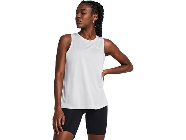 (取寄) アンダーアーマー レディース テック タンク ツイスト Under Armour women Under Armour Tech Tank Twist Halo Gray/White/White