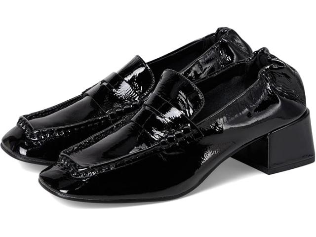 (取寄) スティーブマデン レディース エスティ Steve Madden women Estee Black Crinkle Patent
