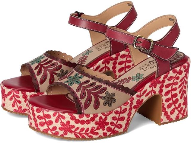 (取寄) ラルティストバイスプリングステップ レディース ヘンドリックス L'Artiste by Spring Step women Hendrix Red Multi