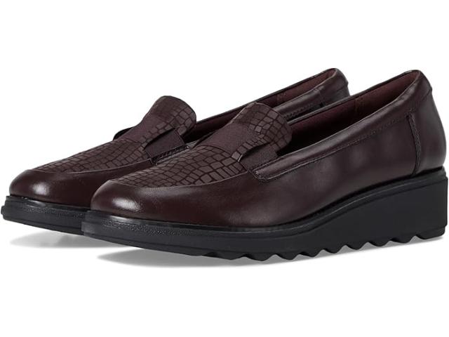 (取寄) クラークス レディース シャロン ペース Clarks women Sharon Pace Merlot Leather