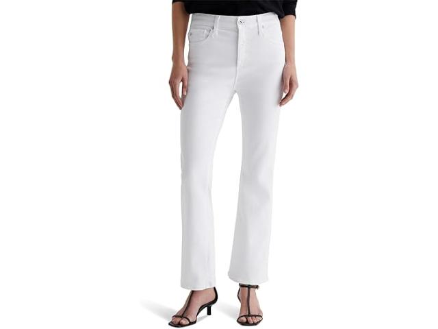 (取寄) AGジーンズ レディース ファラー ミッドライズ クロップ ブーツ ジーンズ イン ギャラリー ホワイト AG Jeans women Farrah Mid-Rise Crop Boot Jeans in Gallery White Gallery White