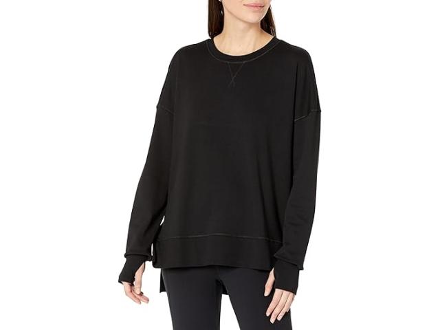 (取寄) スウェッティ ベティ レディース アフター クラス ロングライン スウェットシャツ Sweaty Betty women After Class Longline Sweatshirt Black