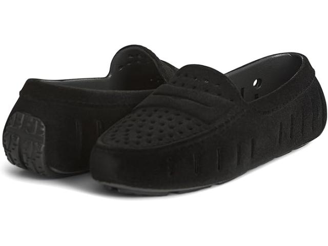 (取寄) フローファ レディース ポッシュ ドライバ フォー スエード Floafers women Floafers Posh D Faux Suede Black Vegan Suede