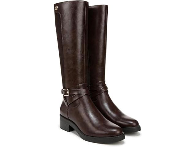 (取寄) ライフストライド レディース ブルターニュ ミッド シャフト ブーツ LifeStride women Brittany Mid Shaft Boots Dark Brown Wide Calf