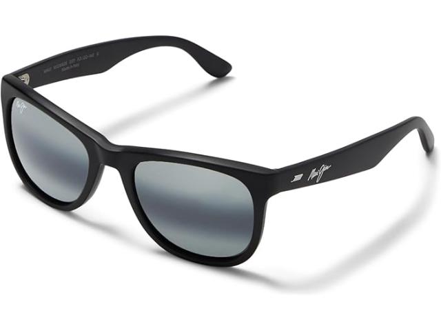 (取寄) マウイ ジム  Maui Jim Kikonia Matte Black/Neutral Grey Polarized