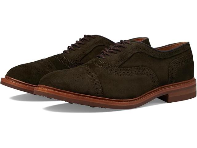 (取寄) アレンエドモンズ メンズ ストランドモック キャップ トゥズ Allen Edmonds men Allen Edmonds Strandmok Cap Toes Hunting Green Suede