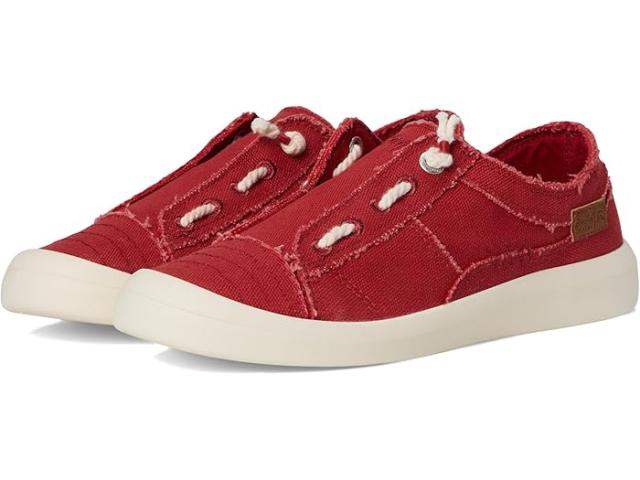(取寄) ブローフィッシュ マリブ レディース ビーチサイド スリッポン シューズ Blowfish Malibu women Beachside Slip On Shoes Pompeiian Red Canvas