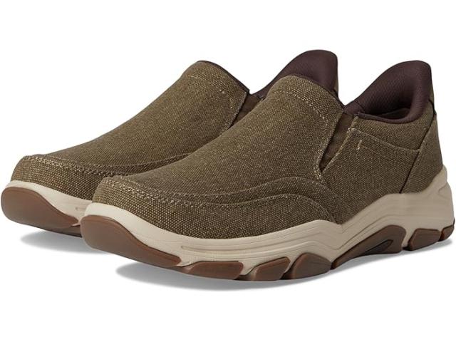 (取寄) ロックポート メンズ リース Rockport men Reece Brown Canvas