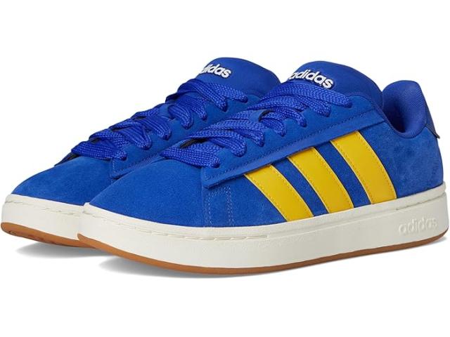 (取寄) アディダス メンズ グランド コート アルファ 00s adidas men Grand Court Alpha 00s Semi Lucid Blue/Utility Yellow/Off-White