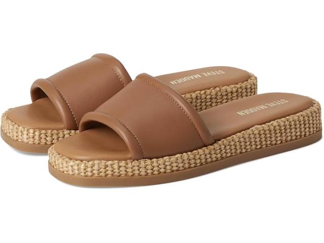 (取寄) スティーブマデン レディース ボードウォーク Steve Madden women Boardwalk Tan Leather