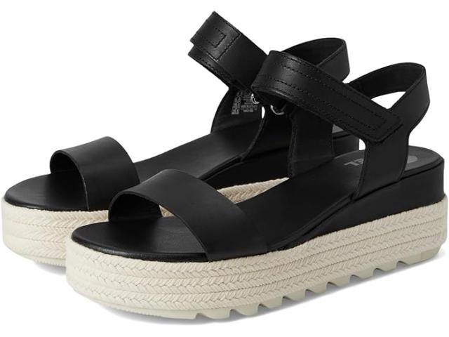 (取寄) ソレル レディース キャメロン フラットフォーム サンダル SOREL women Cameron Flatform Sandal Black/Chalk