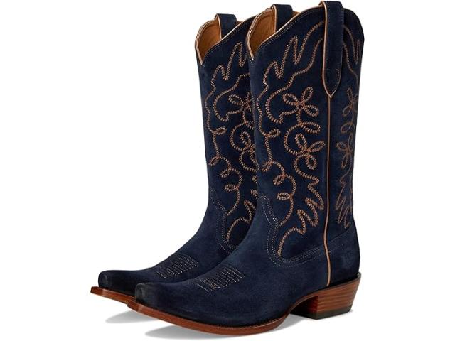 (取寄) アリアット レディース ジュークボックス ウェスタン ブーツ Ariat women Jukebox Western Boots Polo Blue Suede