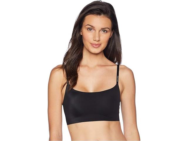 (取寄) カルバンクライン アンダーウェア レディース インビジブルズ アジャスタブル ストラップ ブラレット   Underwear women   Underwear Invisibles Adjustable Strap Bralette Black