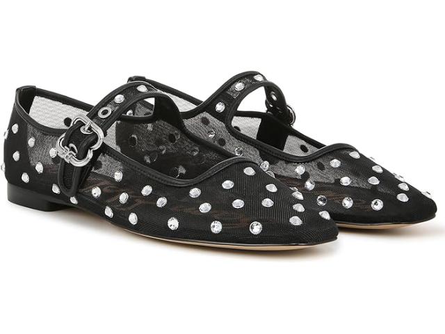 (取寄) サムエデルマン レディース ミカエラ シャイン Sam Edelman women Sam Edelman Michaela Shine Black Glitz Mesh