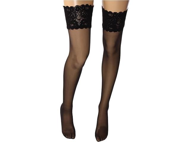 (取寄) ウォルフォード レディース サテン タッチ 20 ステイ-アップ タイ ハイズ Wolford women Satin Touch 20 Stay-Up Thigh Highs Black