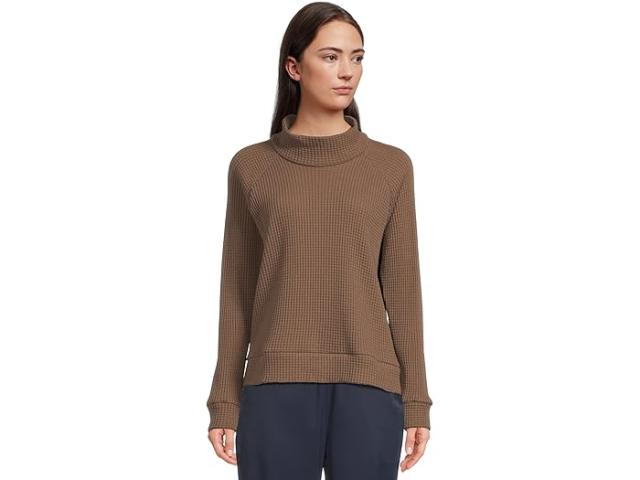 (取寄) ノースフェイス レディース ロング スリーブ モック ネック シャボー The North Face women Long Sleeve Mock Neck Chabot Smokey Brown