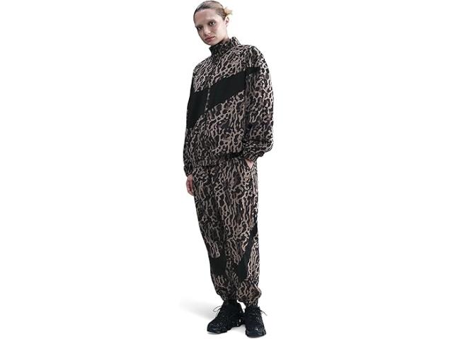 (取寄) ナイキ レディース スポーツウェア トレンド ウーブン ヘリテージ オール オーバー プリント パンツ Nike women Sportswear Trend Woven Heritage All Over Print Pants Black/Black
