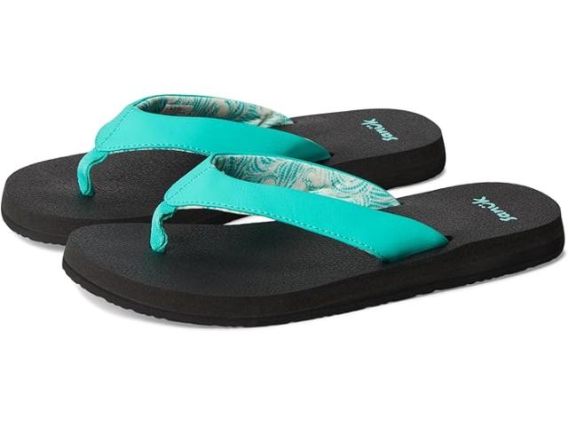 (取寄) サヌーク レディース ヨガ マット リ Sanuk women Yoga Mat II Aqua Green