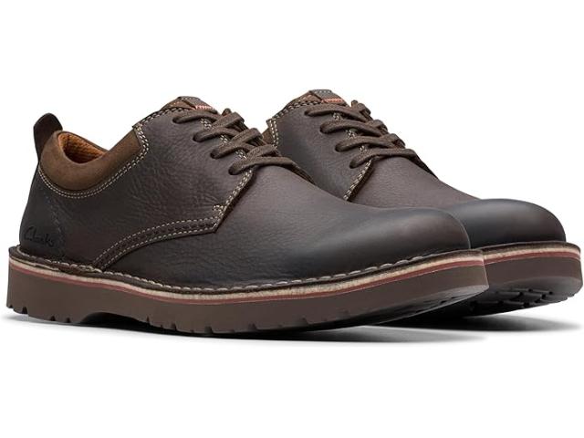 (取寄) クラークス メンズ ロウ Clarks men Eastridge Low Dark Brown Leather