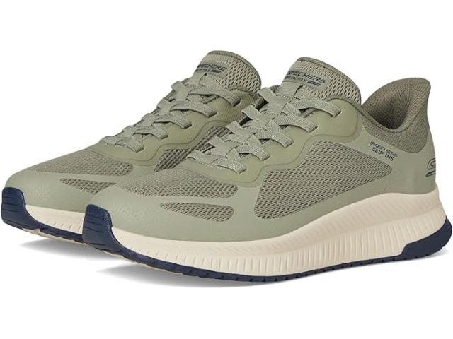 (取寄) ボブス スケッチャーズ メンズ ハンズ フリー スリップ-インス ボブ スクアッド カオス 4 BOBS from SKECHERS men Hands Free Slip-Ins Bob Squad Chaos 4 Olive