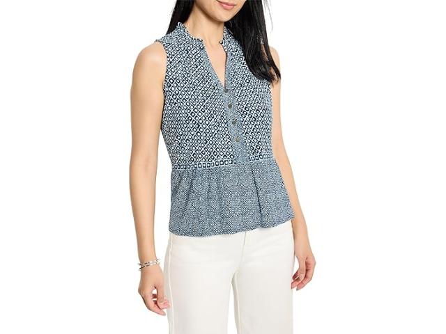 (取寄) ニックゾー レディース コースタル ゲオ タンク NIC+ZOE women Coastal Geo Tank Blue Multi