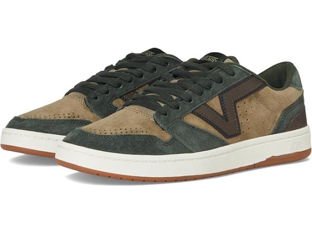 (取寄) バンズ ローランド 2.0 Vans Lowland 2.0 Pig Suede Green/Multi