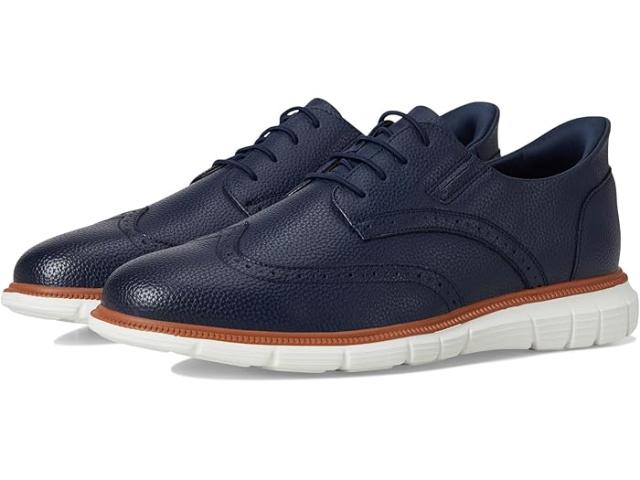 (取寄) マークジョセフニューヨーク メンズ ヒル ストリート フリー Marc Joseph New York men Hill Street (Hands Free Technology) Navy Grainy Leather