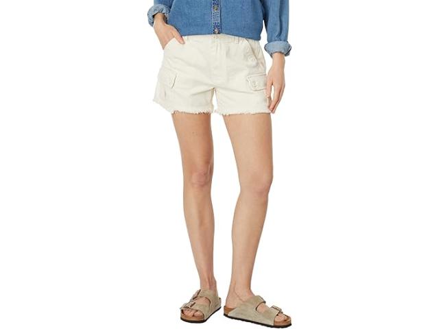 (取寄) ラッキーブランド レディース ロー ヘム ユーティリティ ショーツ Lucky Brand women Raw Hem Utility Shorts Stone