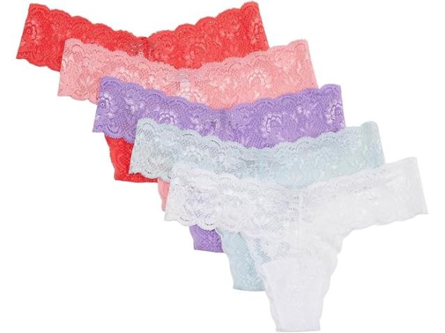 (取寄) コサベラ レディース ネバー セイ ネバー キューティー ローライダー トング 5 パック Cosabella women Never Say Never Cutie Lowrider Thong 5 Pack Passi/Ibis/Linar/Fonta/White