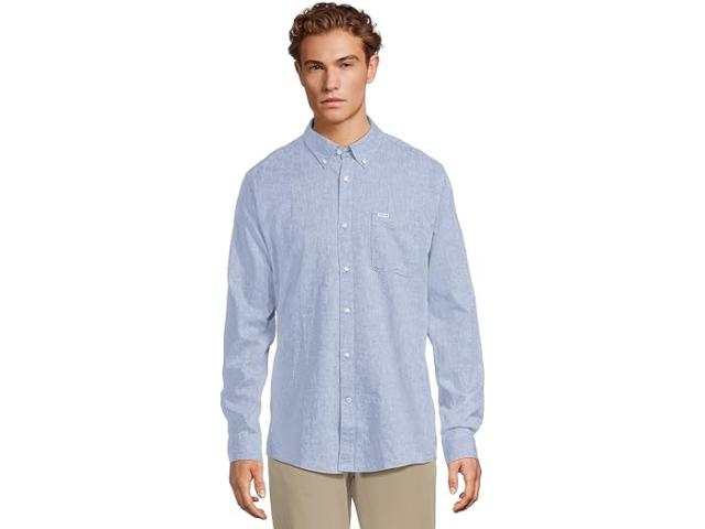 (取寄) バブアー メンズ ネルソン テーラード シャツ Barbour men Nelson Tailored Shirt Blue