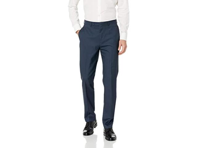 (取寄) カルバンクライン メンズ メンズ スリム フィット ドレス パンツ   men   Mens Slim Fit Dress Pant Navy