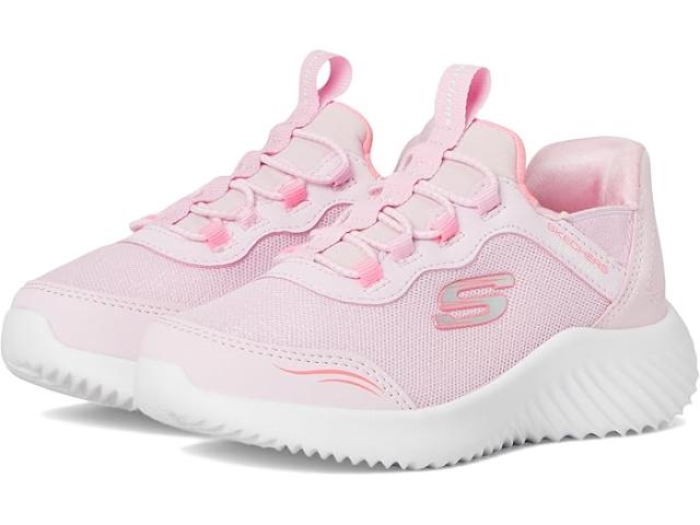 (取寄) スケッチャーズ キッズ レディース スケッチャーズ ハンズ フリー バウンダー - シンプル キュート (リトル キッド/ビッグ キッド) SKECHERS KIDS women Skechers Hands Free Slip-Ins, Bounder - Simple Cute 303585L (Little Kid/Big Kid) Light Pink
