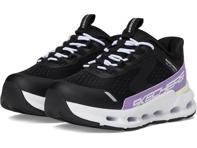 (取寄) スケッチャーズ キッズ レディース スケッチャーズ ハンズ フリー グライド-ステップ + - ビスタ レーン (リトル キッド/ビッグ キッド) SKECHERS KIDS women Skechers Hands Free Slip-Ins, Glide-Step + - Vista Lane 303654L (Little Kid/Big Kid) Black/Purple