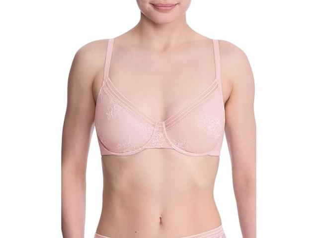 (取寄) ナトリ レディース ラブ レース アンダーワイヤー ブラ Natori women Love Lace Underwire Bra Pink Pearl/Warm White