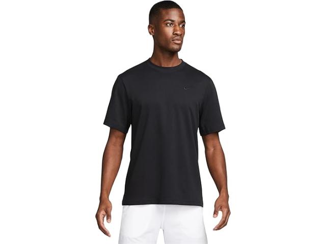 (取寄) ナイキ メンズ プライマリー ドライ-フィット ショート スリーブ バーサタイル トップ Nike men Primary Dri-FIT Short Sleeve Versatile Top Black/Black