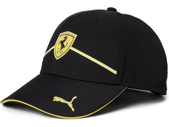 (取寄) プーマ スクーデリア フェラーリ レース ベースボール キャップ PUMA Scuderia Ferrari Race Baseball Cap Puma Black