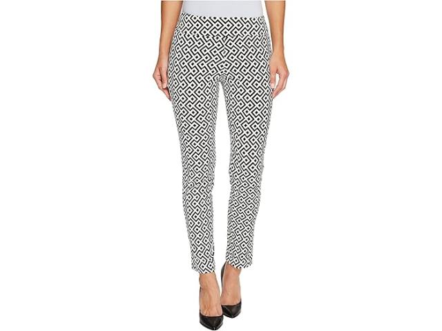 (取寄) クレイジー ラリー レディース プル オン アンクル Krazy Larry women Pull on Ankle Black/White Geometric Print