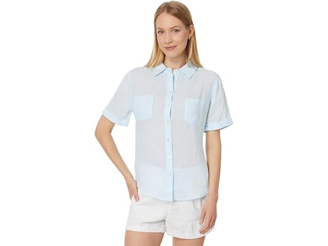 (取寄) リリー ピュリッツァー レディース リニー ボタンダウン Lilly Pulitzer women Lynnie Button-Down Hydra Blue X Resort White