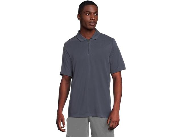 (取寄) ジョンストン&マーフィー メンズ ビンテージ バーズアイ ジップ ポロ Johnston & Murphy men Vintage Birdseye Zip Polo Navy