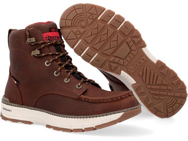 (取寄) ロッキー メンズ リバウンド ウェッジ コンポジット トゥ Rocky men Rocky Rebound Wedge Composite Toe Brown