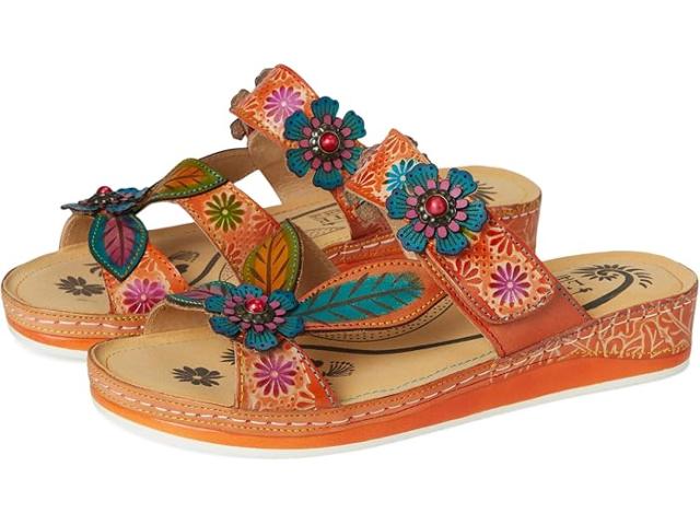 (取寄) ラルティストバイスプリングステップ レディース ピロー-ソフト L'Artiste by Spring Step women Pillow-Soft Peach Multi