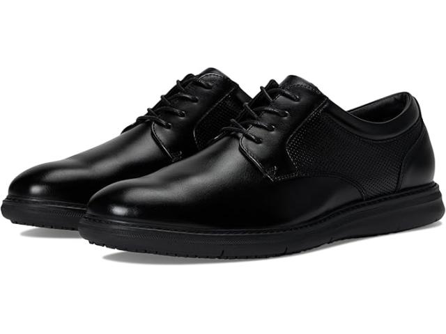 (取寄) ナン ブッシュ メンズ チェイス スリップ レジスタント ワーク プレーン トゥ オックスフォード フォア フード サービス アンド ホスピタリティ Nunn Bush men Chase Slip Resistant Work Plain Toe Oxford for Restaurant, Food Service & Hospitality Black