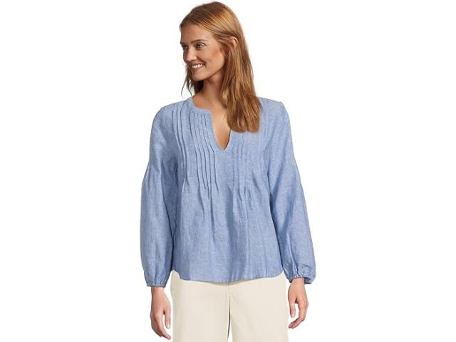 (取寄) トミーバハマ レディース コースタリーナ ピンタック ペザント トップ  Bahama women Coastalina Pintuck Peasant Top Buccaneer Blue