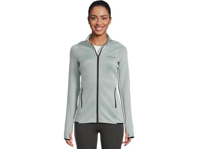 (取寄) コロンビア レディース クリスタル リーフ オムニヒート ヘリックス フル ジップ Columbia women Crystal Leaf Omni-Heat Helix Full Zip Crushed Blue