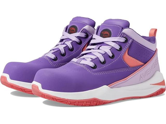 (取寄) アベンジャー ワークブーツ レディース リアクション Avenger Work Boots women Avenger Work Boots Reaction Purple/Peach