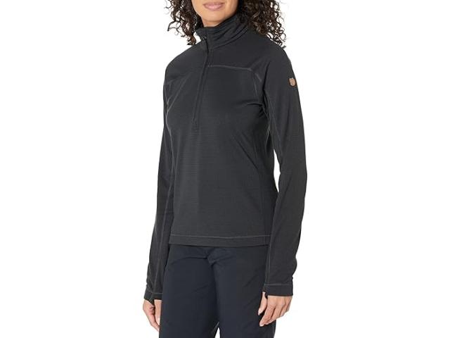 (取寄) フェールラーベン レディース アビスコ ライト フリース 1/2 ジップ Fjllrven women Fjallraven Abisko Lite Fleece 1/2 Zip Black