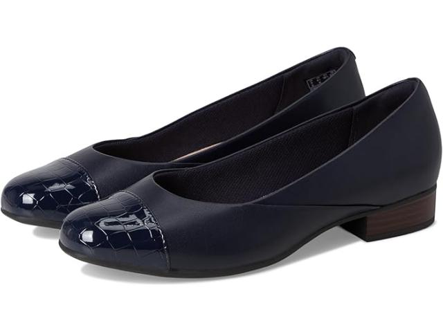 (取寄) クラークス レディース ジュリエット ライズ Clarks women Juliet Rise Navy Leather