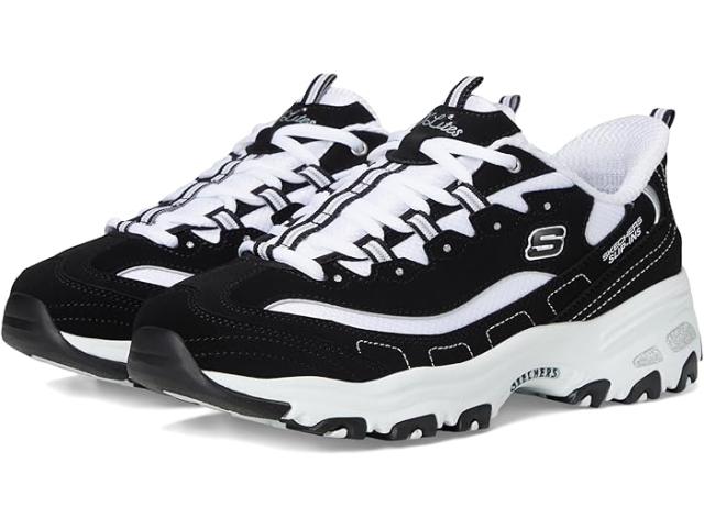(取寄) スケッチャーズ レディース ディーライツ ハンズ フリー スリップ-インス SKECHERS women D'Lites Hands Free Slip-INS Black White